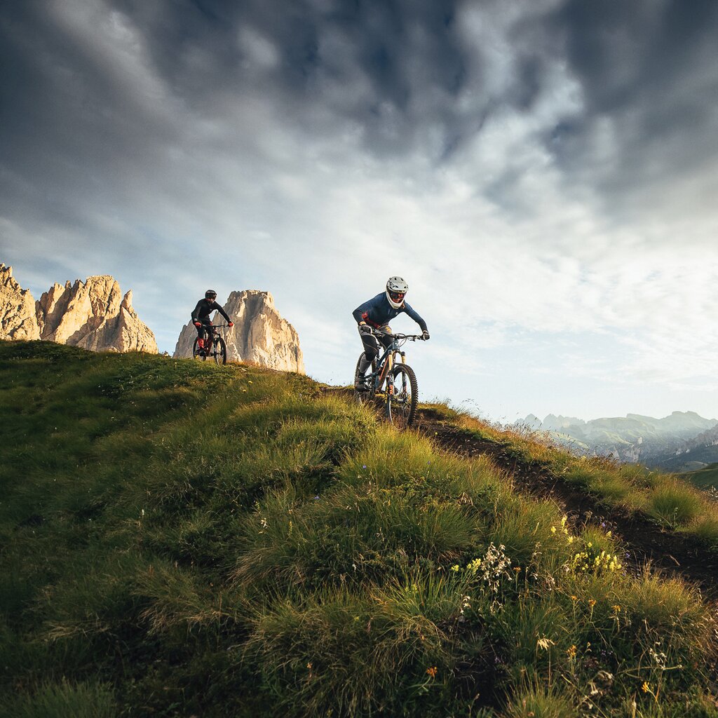E-bike MTB and bike trails in Val di Fassa, Trentino